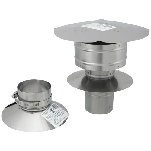 2SVSRPK03 - Z-FLEX 2SVSRPK03 - 3" Z-Vent Vertical Vent Kit