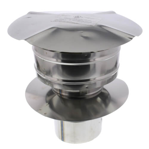 2SVSRPKF04 - Z-FLEX 2SVSRPKF04 - 4" Z-Vent Flat Roof Vertical Vent Kit