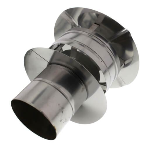 2SVSRPKF04 - Z-FLEX 2SVSRPKF04 - 4" Z-Vent Flat Roof Vertical Vent Kit