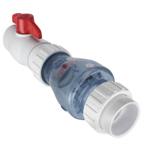 30-0049 - Zoeller 30-0049 - 2" PVC "Quiet Check" Solvent Weld w ...