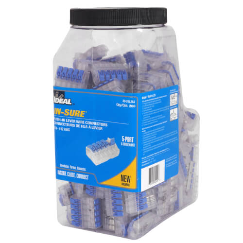 30-20L25J - Ideal 30-20L25J - In-Sure Lever Wire Connector, L25 5-Port ...