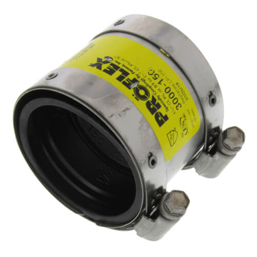 3000-150 - Fernco 3000-150 - 1-1/2" x 1-1/2" ProFlex Coupling (Cast ...