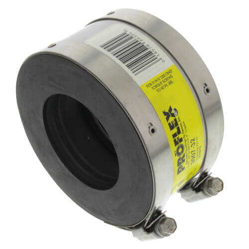 3004-430 - Fernco 3004-430 - 4" x 3" ProFlex Coupling (Cast Iron to ...