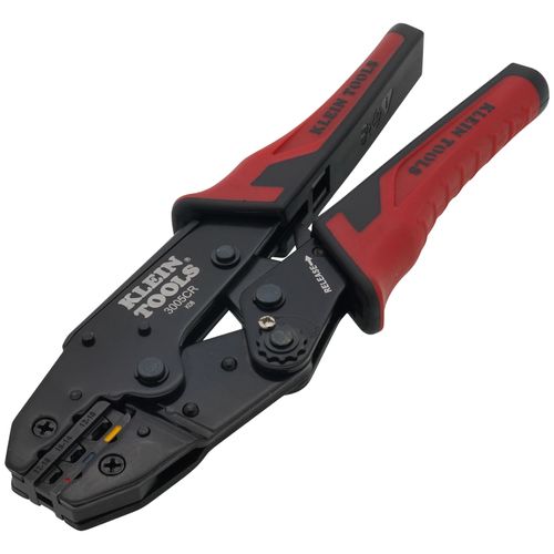 3005CR - Klein Tools 3005CR - Ratcheting Crimper, 10-22 AWG - Insulated ...