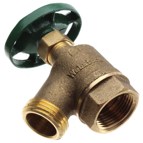 30213W - Webstone 30213W - 3/4" FIP x Hose Brass Bent Nose Garden Valve ...