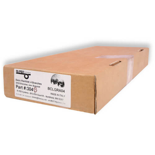 304B - Mr. PEX 304B - 4 Loop 1-1/4" Basic Manifold without valves ...