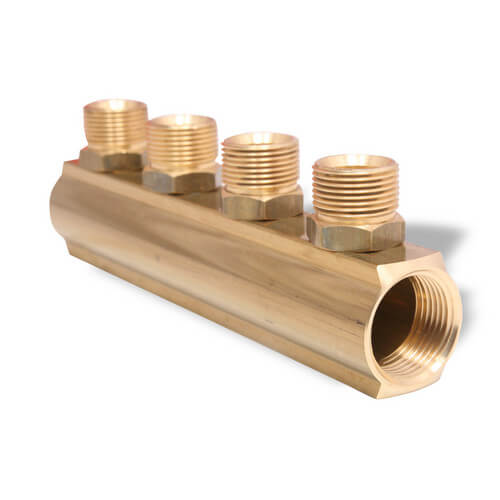 304B - Mr. PEX 304B - 4 Loop 1-1/4" Basic Manifold without valves ...