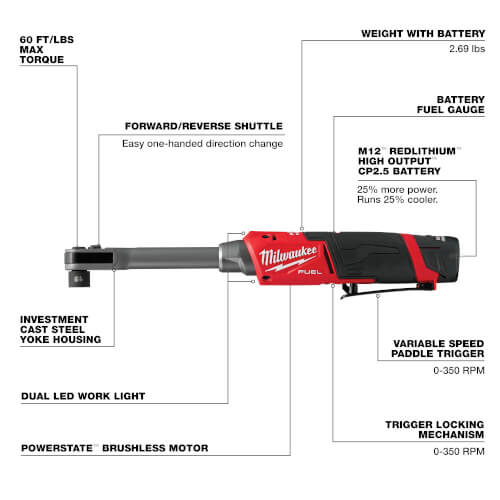 3050-21 - Milwaukee 3050-21 - M12 FUEL INSIDER Extended Reach Box ...