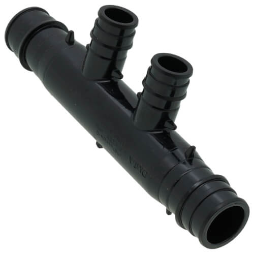 3051021 - Mr. PEX 3051021 - EP Flow-Through Multi-Port Tee, 2 Outlets, 3/4"