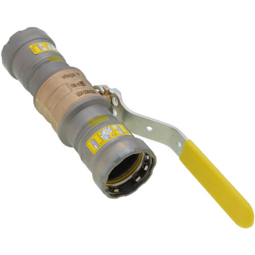 30610 - Viega 30610 - 1" MegaPressG Bronze Ball Valve w/ Carbon Steel ...