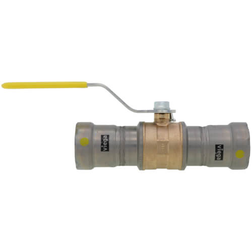 30610 - Viega 30610 - 1" MegaPressG Bronze Ball Valve w/ Carbon Steel ...