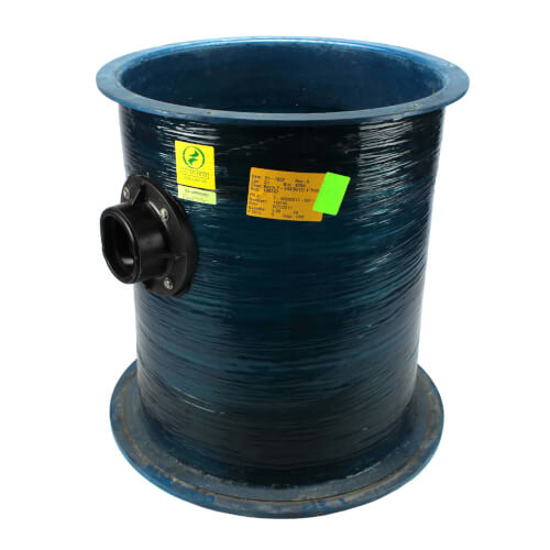 31-0006 - Zoeller 31-0006 - 24" x 30" Simplex Fibreglass Basin w/ One ...