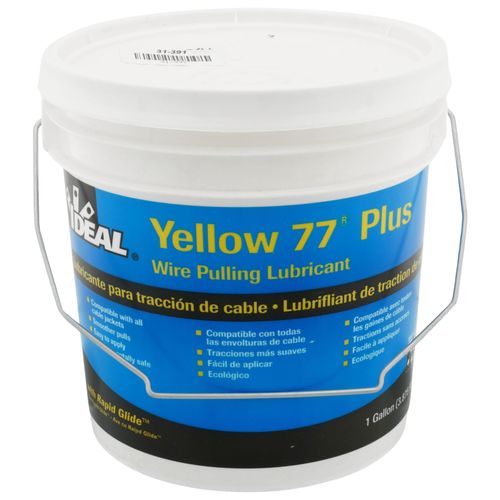 31-391 - Ideal 31-391 - Yellow 77 Plus Wire Pulling Lubricant, 1 Gallon ...