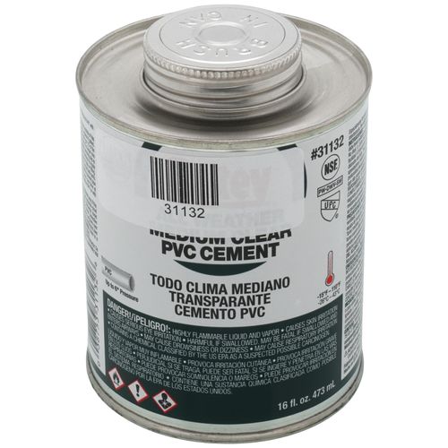 31132 - Oatey 31132 - 16 oz. PVC All Weather Medium Bodied Fast Set ...