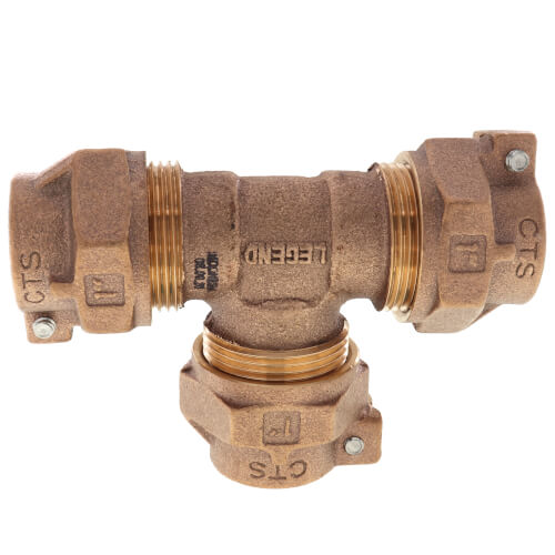 313-395NL - Legend Valve 313-395NL - 1" Pack Joint (CTS) Tee - T-4441NL ...