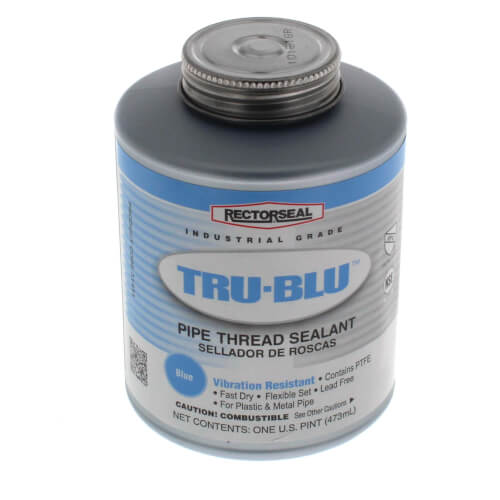 31431 - Rectorseal 31431 - RectorSeal Tru-Blu Pipe Thread Sealant w/ Brush Top (16 oz.)