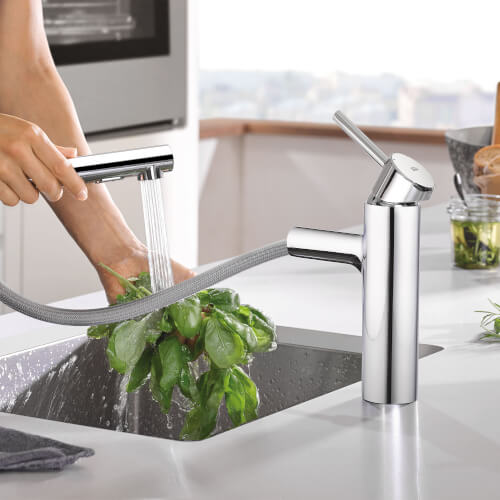 31453001 - Grohe 31453001 - Concetto Single-Handle Pull-Out Kitchen ...