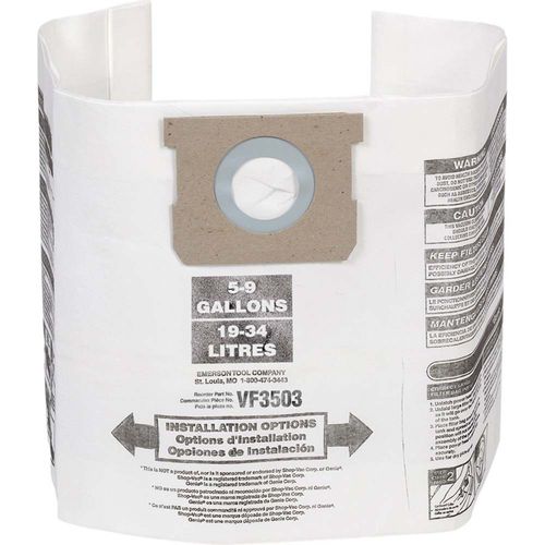 40153 - RIDGID 40153 - 6-9 Gallon Dust Collection Bag (2 Per Pack)