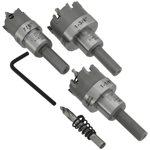 31872 - Klein Tools 31872 - 4-Piece Carbide Hole Cutter Kit