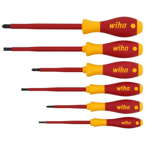 32092-WIHA - Wiha 32092-WIHA - 6-Piece Insulated SoftFinish Slotted & Phillips Screwdriver Set