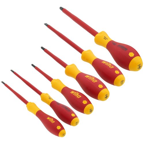 32092-WIHA - Wiha 32092-WIHA - 6-Piece Insulated SoftFinish Slotted & Phillips Screwdriver Set