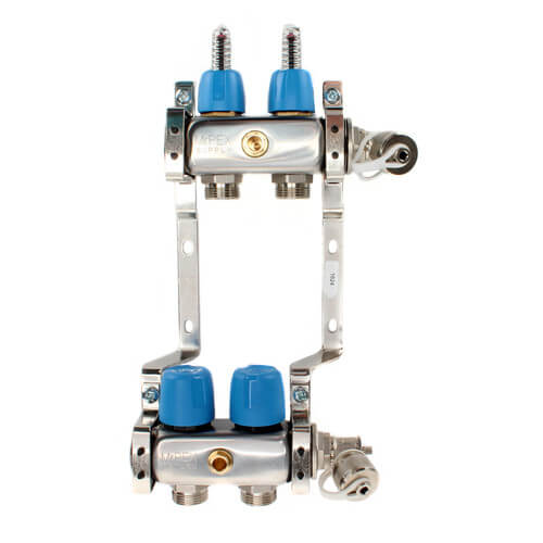 3230200 - Mr. PEX 3230200 - 2 Loop 1-1/4" Stainless Steel Manifold ...