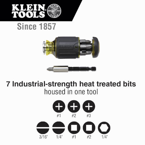 32308 - Klein Tools 32308 - 8-in-1 Multi-Bit Adjustable Length Stubby ...