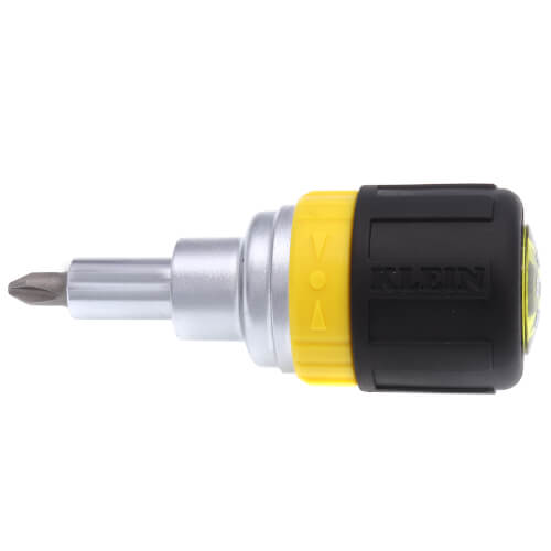 32593 - Klein Tools 32593 - 6-in-1 Ratcheting Screwdriver, Stubby, Ph ...