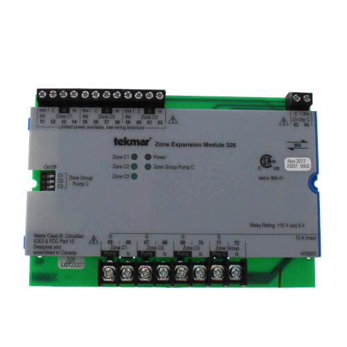 326 - Tekmar 326 - Zone Expansion Module - Three Zone Pumps