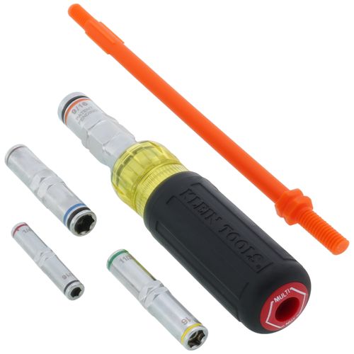 32809MAG - Klein Tools 32809MAG - 9-in-1 Pass-Through SAE Magnetic Multi-Nut Driver