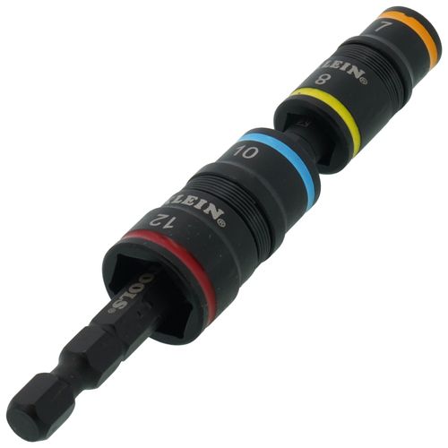 32932M - Klein Tools 32932M - 4-in-1 Impact Rated Flip Socket Set, Metric