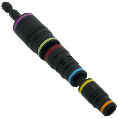 32933M - Klein Tools 32933M - 6-in-1 Impact Rated Flip Socket Set, Metric