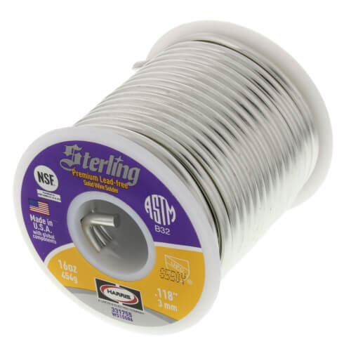 Harris 331755 Sterling Lead Free Wire Solder - SupplyHouse.com