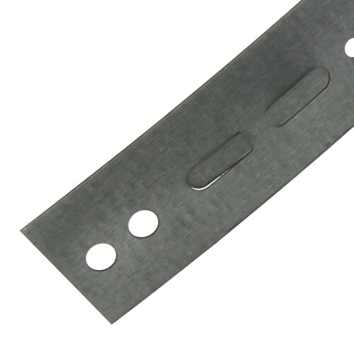 33992 - Oatey 33992 - 1-1/2" x 50' Galvanized Tab Tape - 26 Ga.