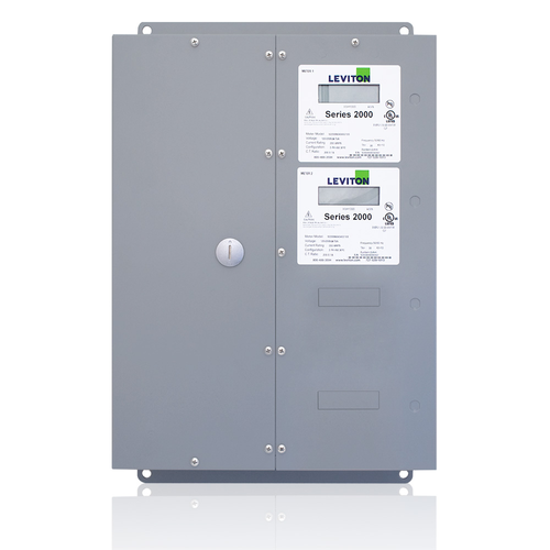 2M202-CFG - Leviton 2M202-CFG - Submeter, Indoor, 120/208v, 3 Phase 4 ...