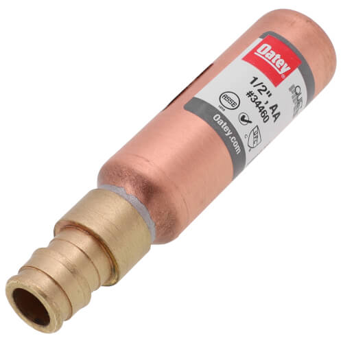 34460 - Oatey 34460 - 1/2" Quiet Pipes Expansion PEX Straight Hammer ...