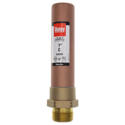 34485 - Oatey 34485 - 1" Quiet Pipes Male Straight Hammer Arrestor