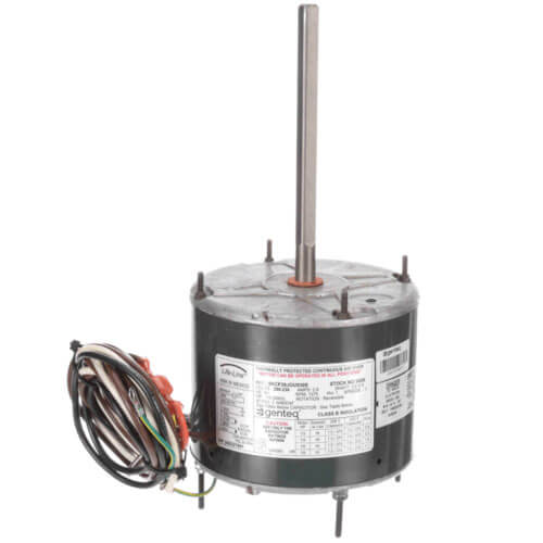 3458 - Genteq Motors 3458 - 1 Speed Condenser Fan & Heat Pump Motor 1/3 ...