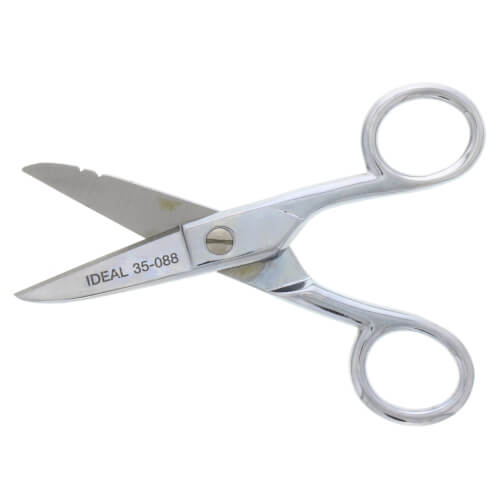 35-088 - Ideal 35-088 - Electrician Scissor with Stripping Notch