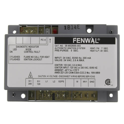 35-652505-003 - Fenwal 35-652505-003 - 35-65 Series Ignition Module w ...