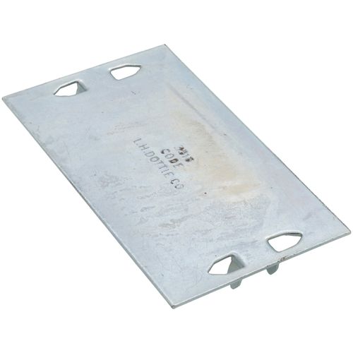 3516 - LH Dottie 3516 - 3" x 5" 16 Gauge Safety Plate (Pack of 100)