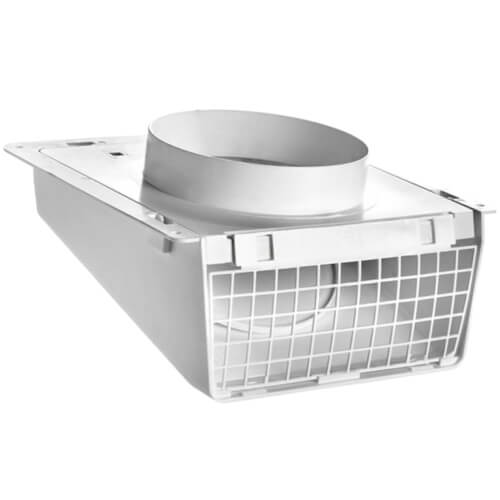 351W - Lambro Industries 351W - 6" White Plastic Wall Cap