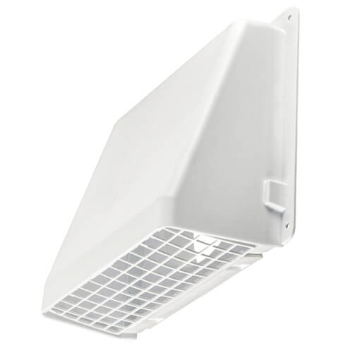 351W - Lambro Industries 351W - 6" White Plastic Wall Cap