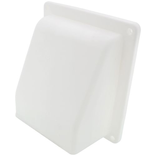 351W - Lambro Industries 351W - 6" White Plastic Wall Cap