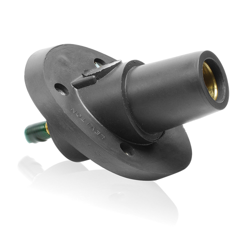 23R24-SE - Leviton 23R24-SE - 23 Series Panel Mount Receptacle, Female ...