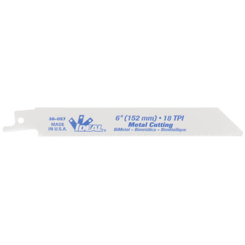 36-057 - Ideal 36-057 - 6" x 3/4" x .035" Metal Cutting Reciprocating Blade