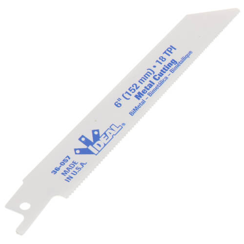 36-057 - Ideal 36-057 - 6" x 3/4" x .035" Metal Cutting Reciprocating Blade