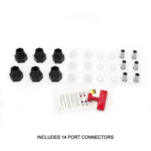 36142 - Viega 36142 - 3/8", 14 Port Compression MANABLOC (6 hot, 8 cold ...