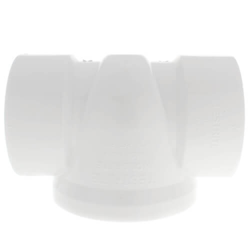 3701-080TEST - 3701-080TEST - 8" PVC DWV Test Tee w/ Cleanout Plug