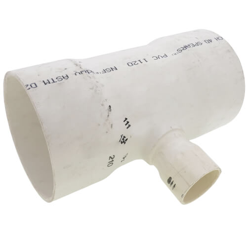 3701-528 - 3701-528 - 6" x 6" x 2" PVC DWV Reducing Vent Tee